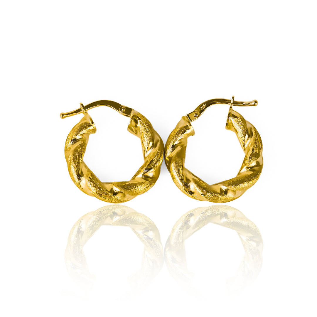 Candongas melcocha Arena – Joyería Caracas