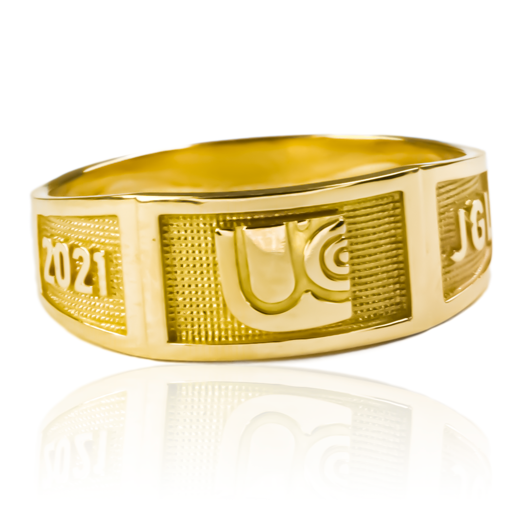 Anillo de grado tipo argolla UCC – Joyería Caracas