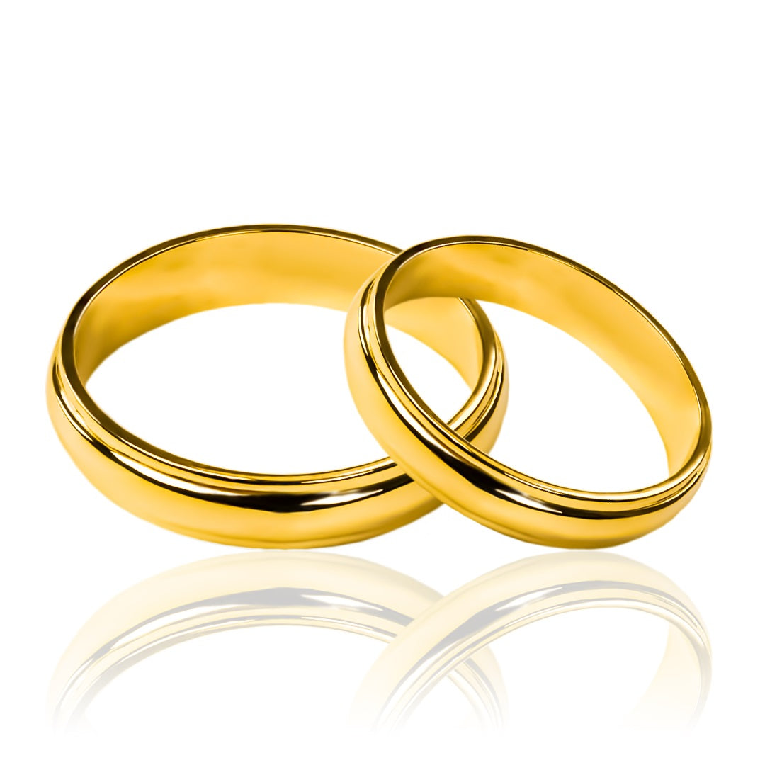 Argollas de matrimonio Classic Stair – Joyería Caracas